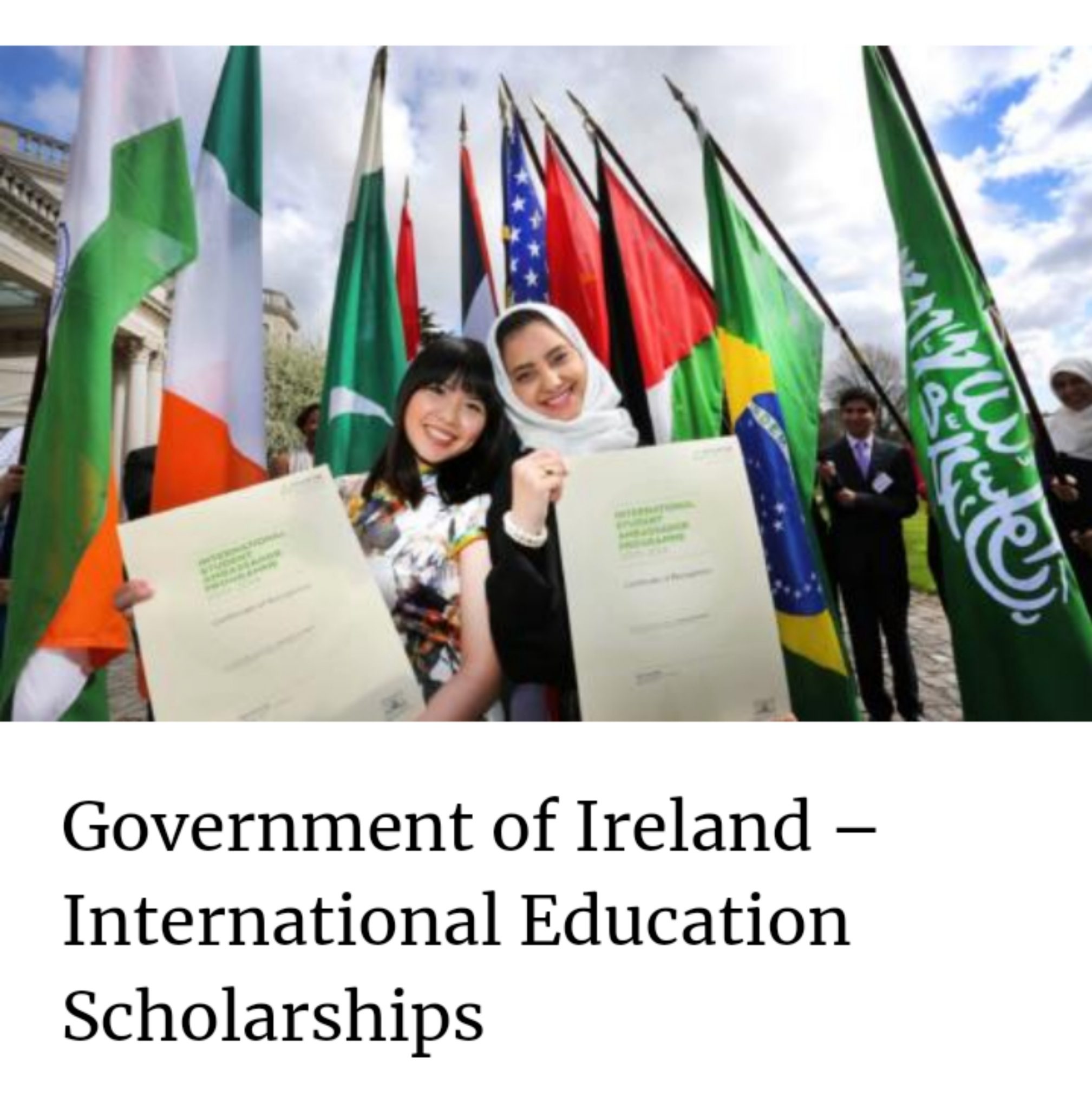 Ireland Government IES Fully Funded Scholarship, Bachelors, Masters And ...