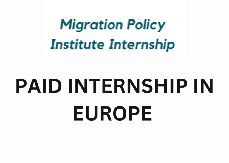 MPI Europe Paid Internship 2024–25: Apply Now!