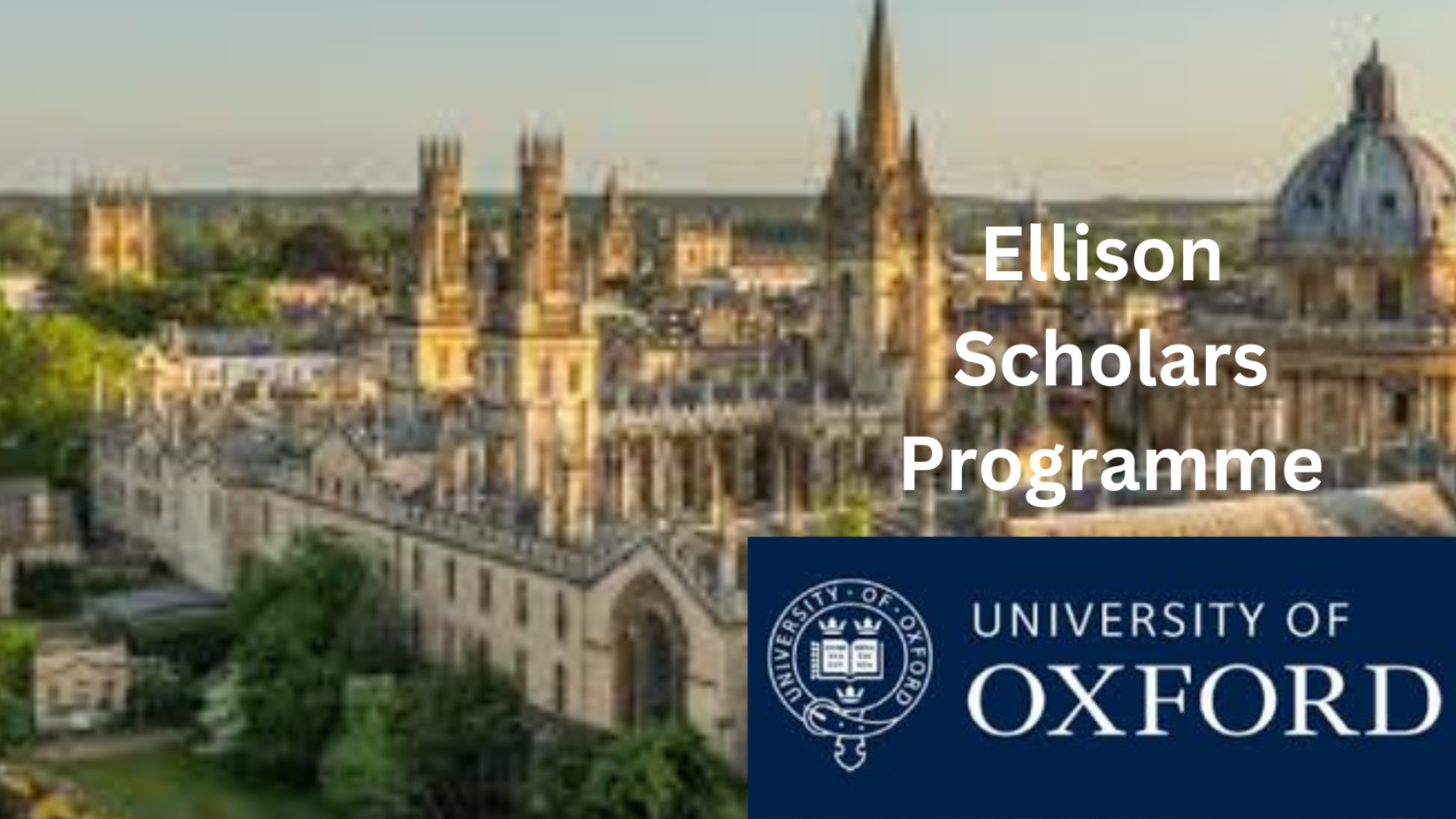 Fully Funded University Of Oxford Ellison Scholars Programme For ...