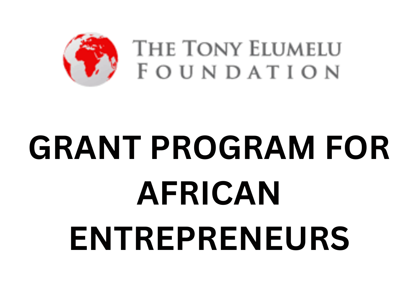 The 2025 Tony Elumelu Foundation Entrepreneurship Training And Grant For Africans, See How To ...