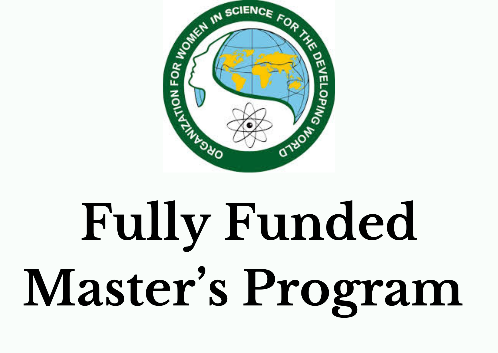 OWSD Women In Science Displacement Outreach Master’s Program (OWSD ...