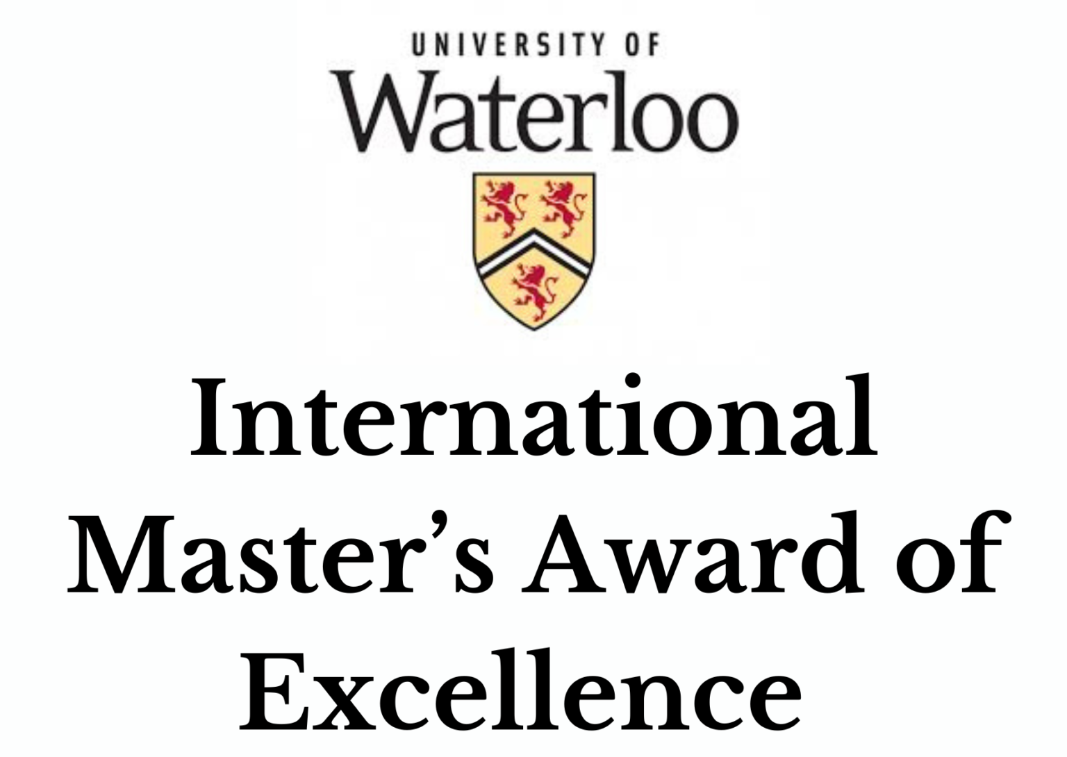 University Of Waterloo International Master’s Award Of Excellence (IMAE ...