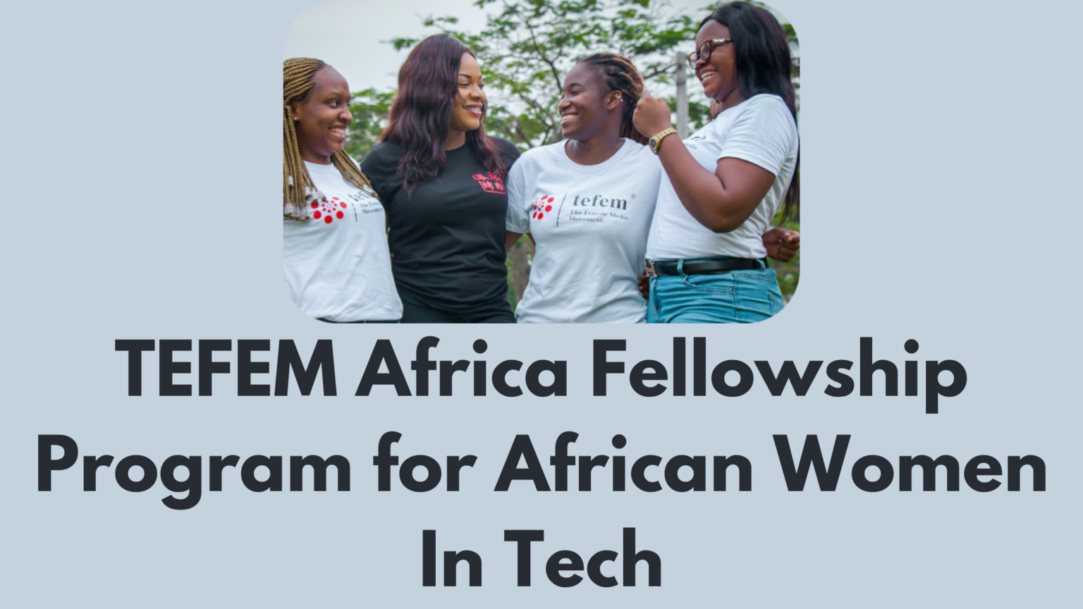 TEFEM Africa Fellowship Program For 20,000 African Women In Tech 2024 ...