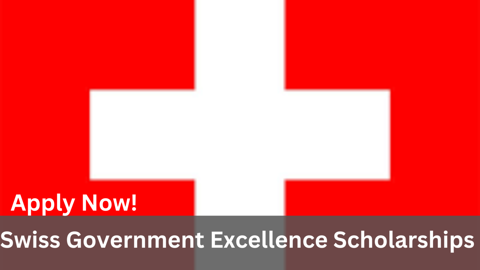 Swiss Government Excellence Scholarships 2025 For Postgraduates (Fully ...