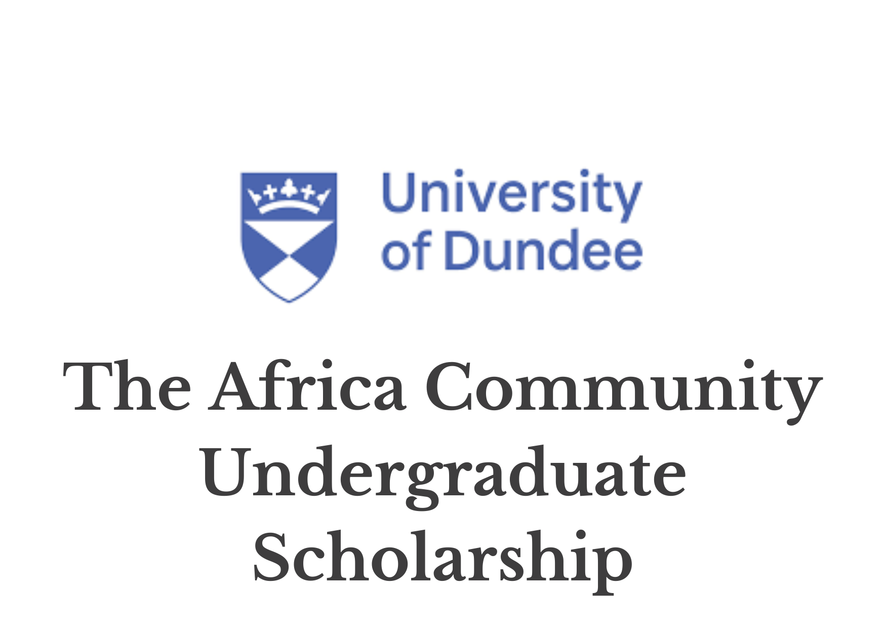 The Africa Community Undergraduate Scholarship At The University Of ...