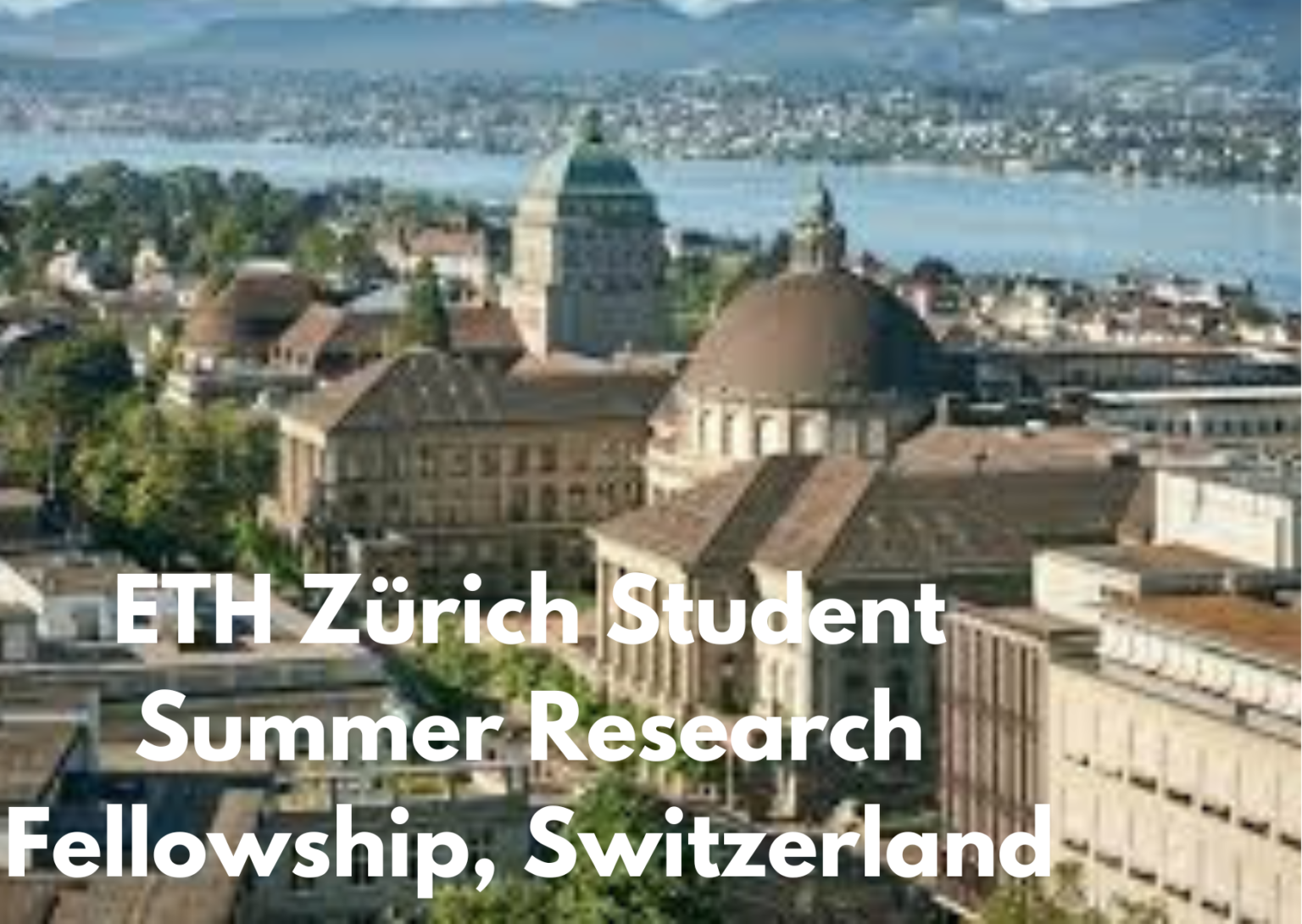 ETH Zürich Student Summer Research Fellowship 2025: Hands-On Computer ...