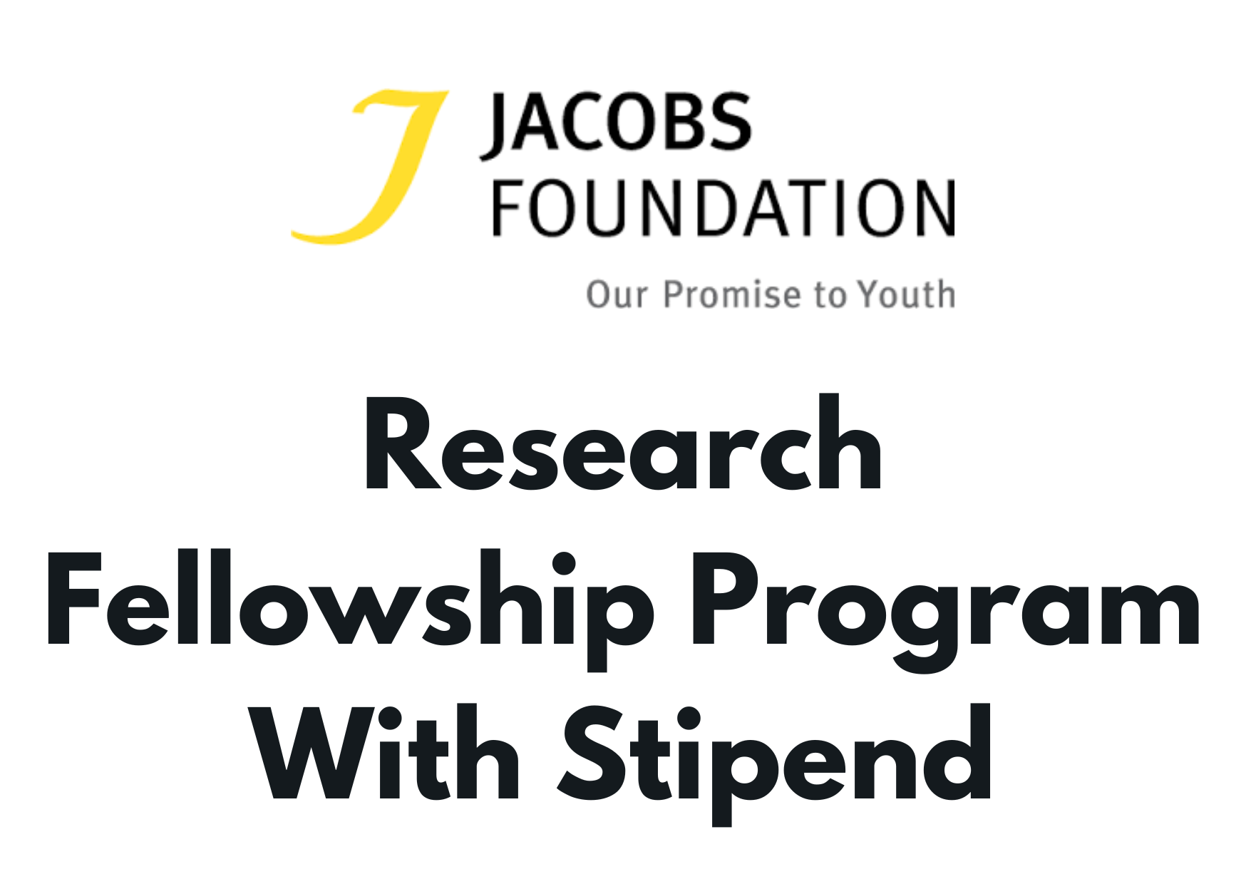Jacobs Foundation Research Fellowship Program 2025 For Mid-Career ...