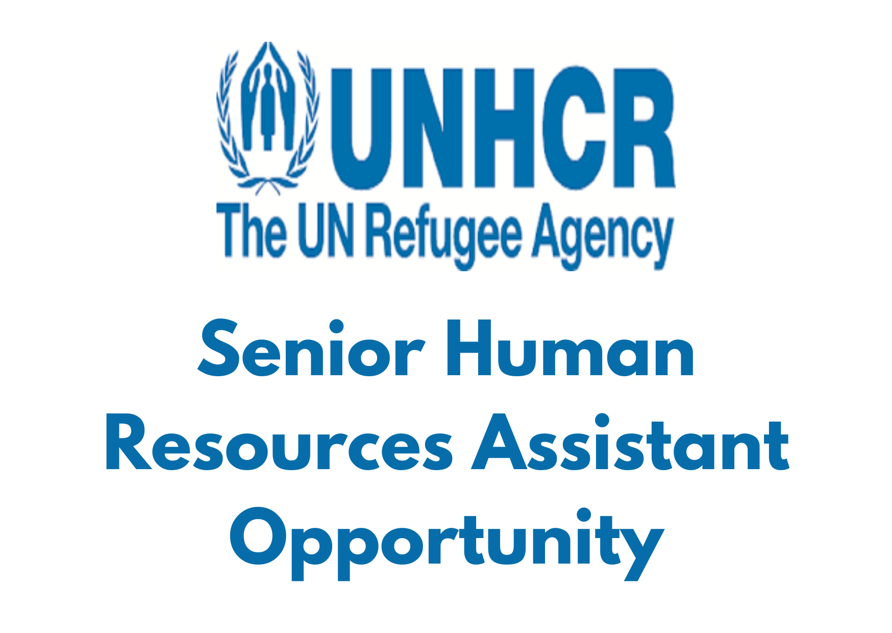 Senior Human Resources Assistant Opportunity 2025 With UNHCR: Apply Now!
