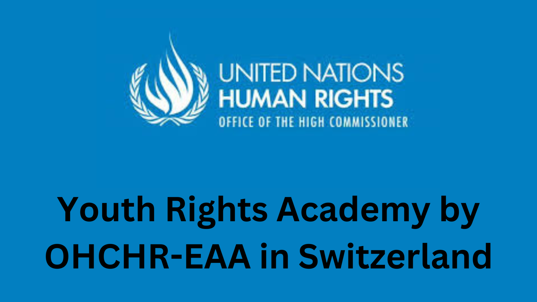 Youth Rights Academy 2025 By OHCHR-EAA In Switzerland | Fully Funded