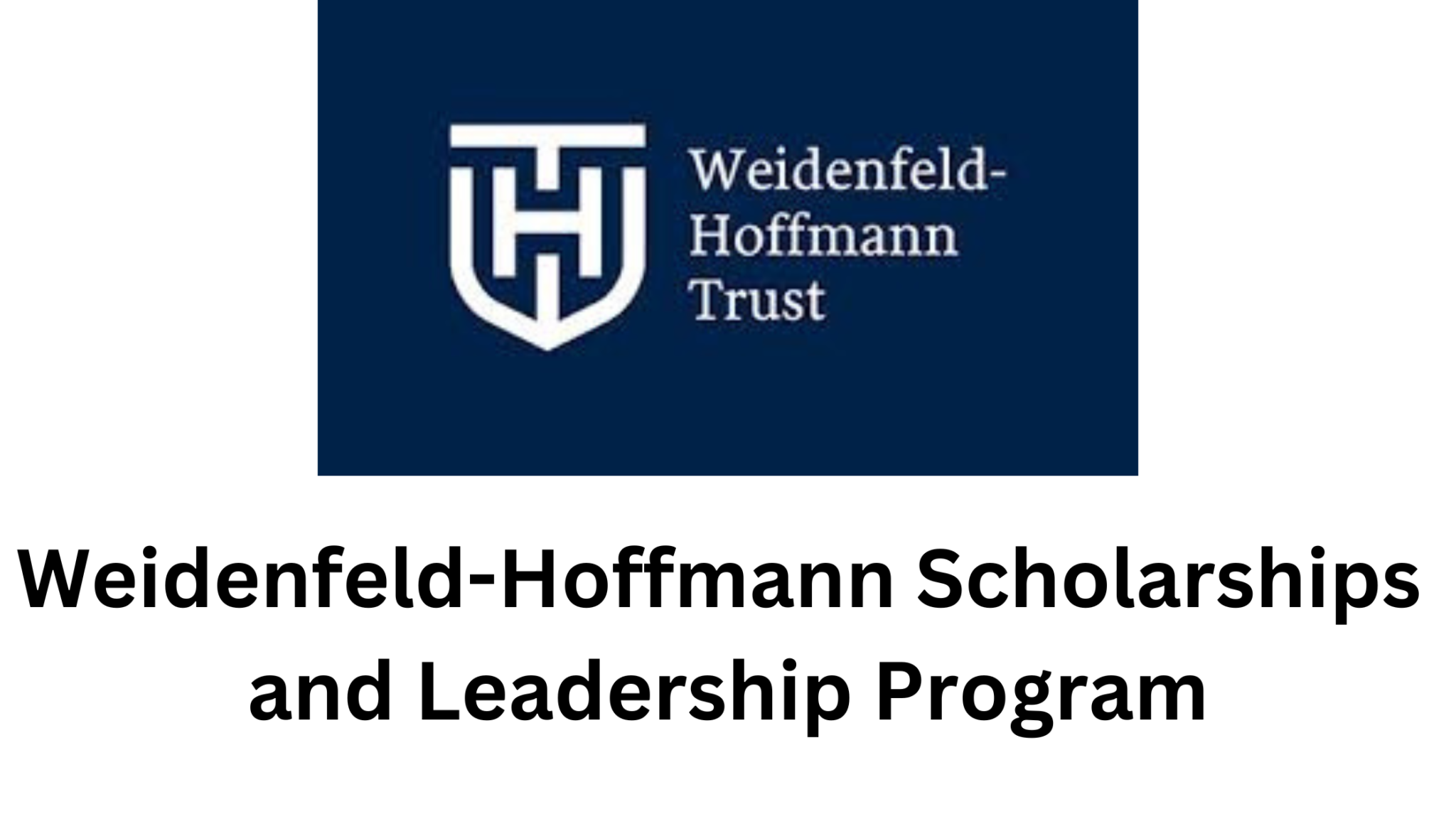 2025 Weidenfeld-Hoffmann Scholarships And Leadership Program For ...