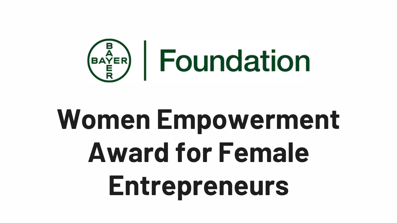 Bayer Foundation Women Empowerment Award 2025 For Female Entrepreneurs ...