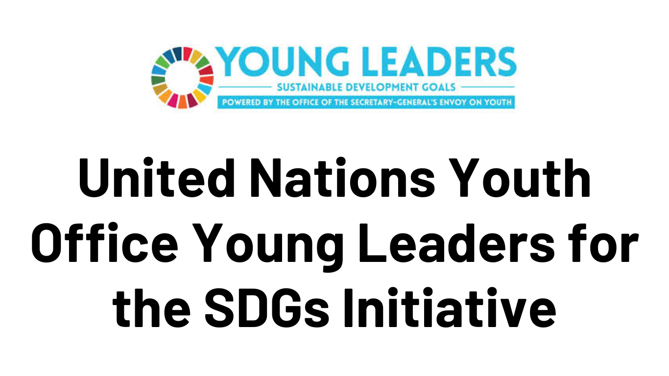 United Nations Youth Office Young Leaders For The SDGs Initiative 2025: Apply Now!