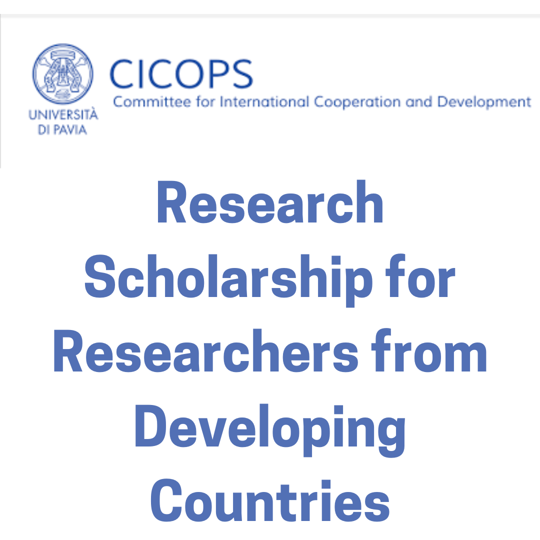 ITALY: CICOPS Research Scholarships 2026 For Researchers From ...