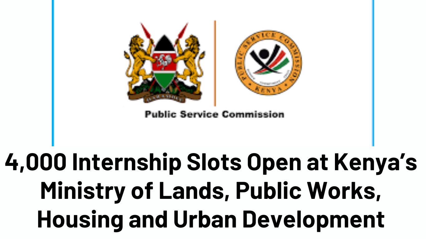 Early Career Opportunities: 4,000 Internship Slots Open At Kenya’s ...