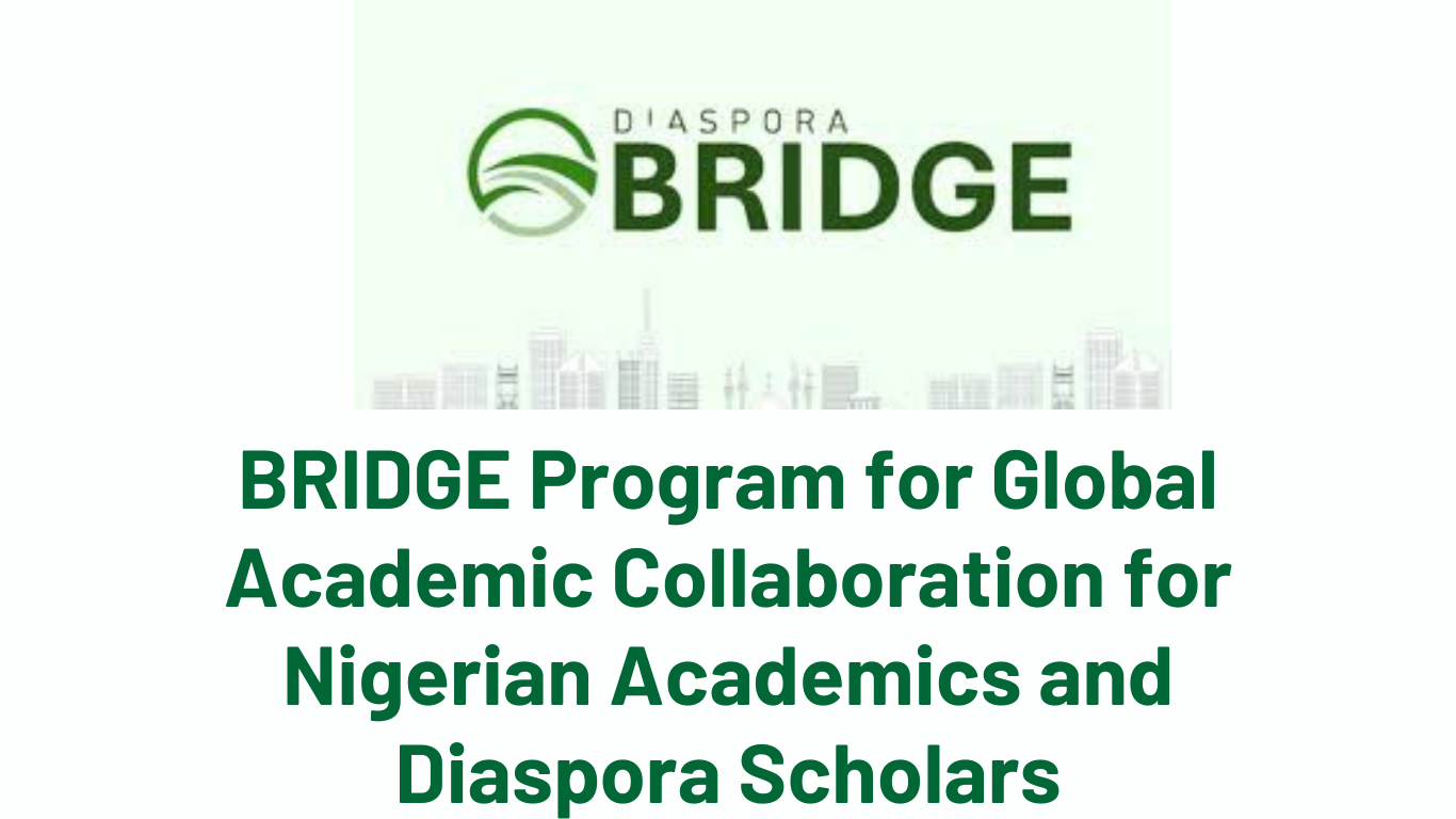 Now Open: BRIDGE Program For Global Academic Collaboration 2025 ...
