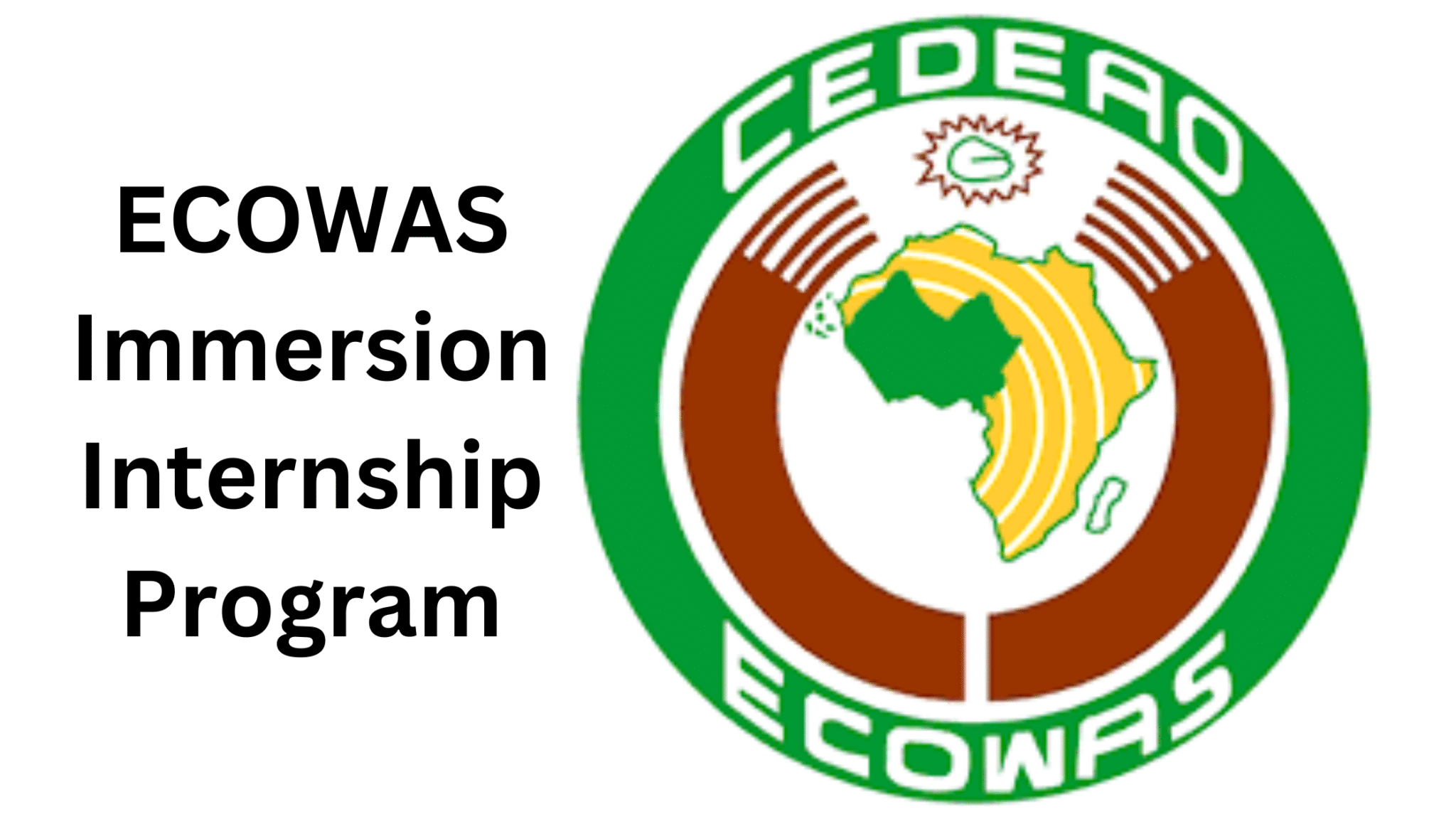 Youth Opportunity: ECOWAS Immersion Internship Program 2026 For Young ...