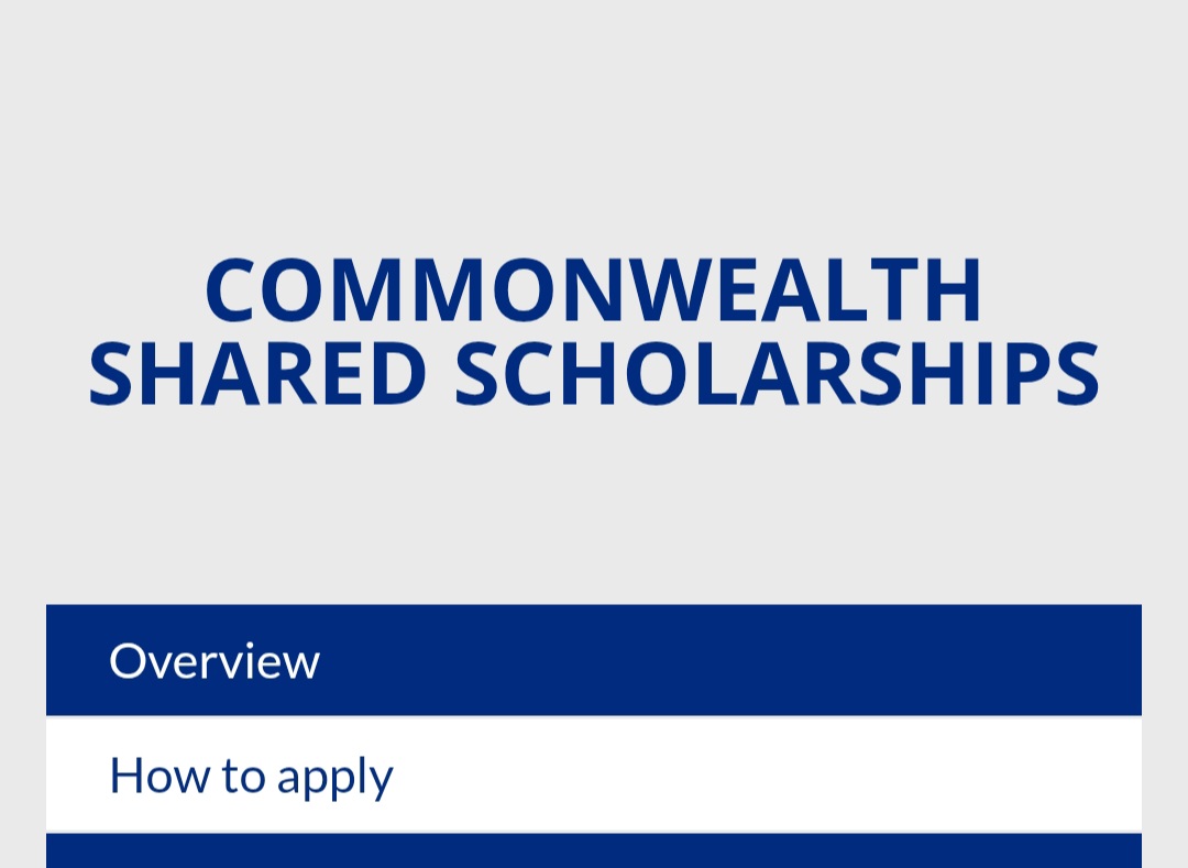 Apply For The Commonwealth Shared Scholarship Programme
