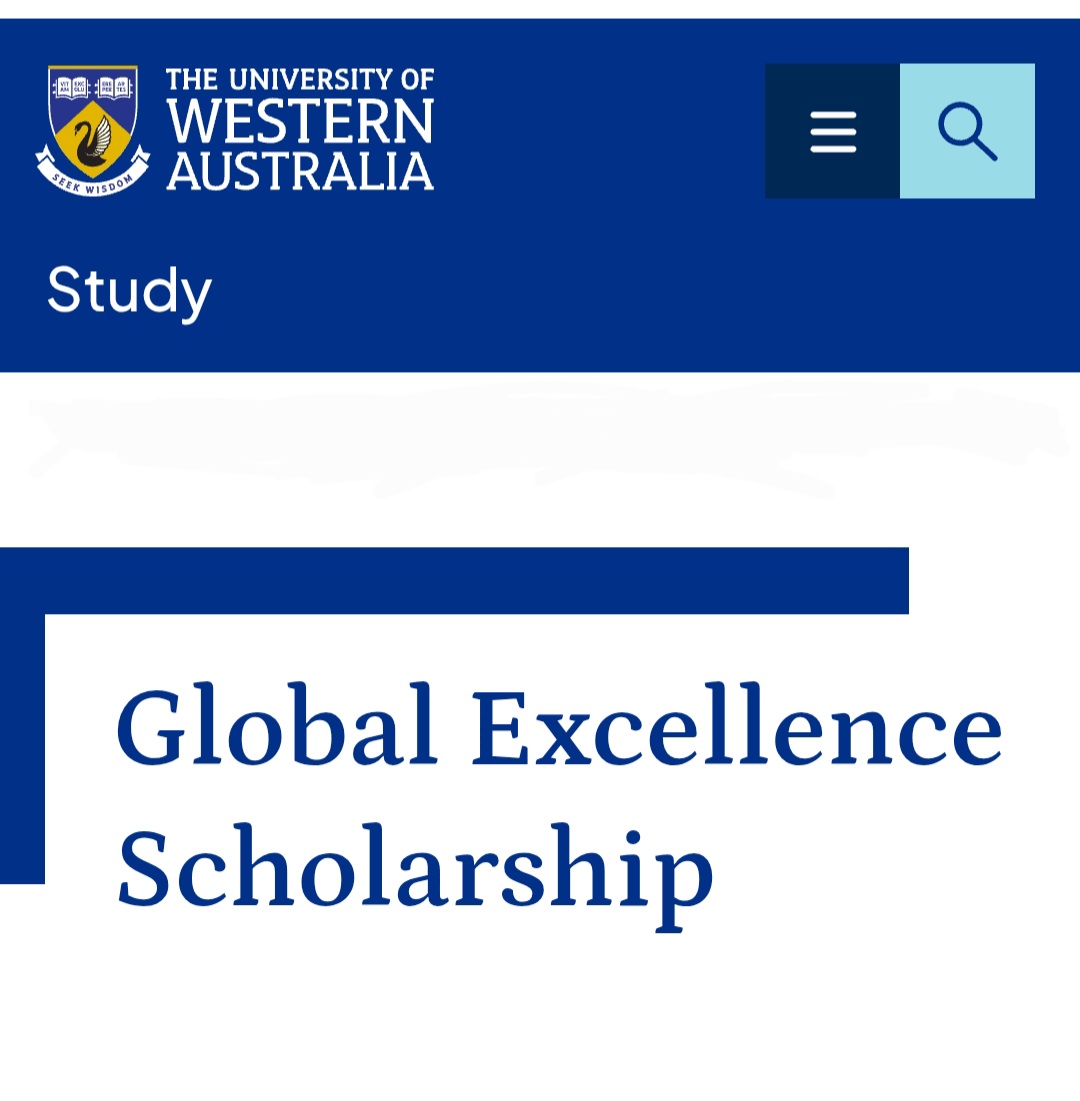 The University Of Western Australia Global Excellence Scholarship For ...
